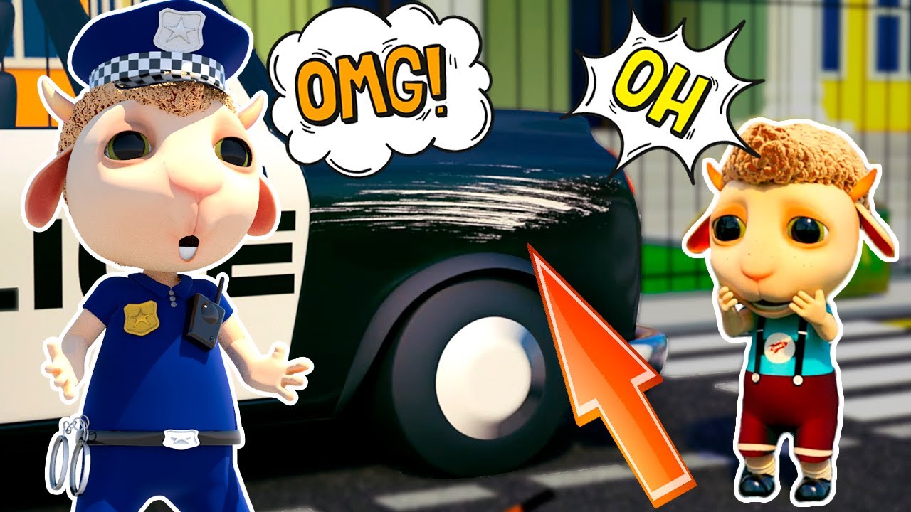 Play Carefully Near the Police Car👨‍🏫👮‍♂️😵We Love School and Learning😵 ...