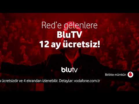 Şimdi Vodafone Red’de BluTV 12 ay boyunca hediye!