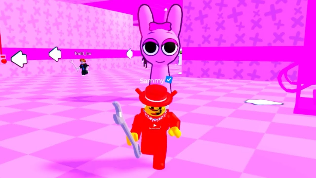 SAMMY RUN AWAY FROM PINK SPRUNKI PRISSON RUN ROBLOX - YouTube