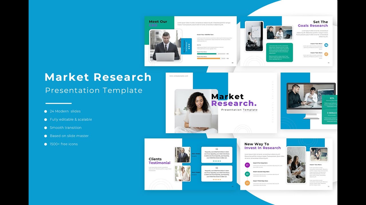 Market Research Presentation Template - YouTube