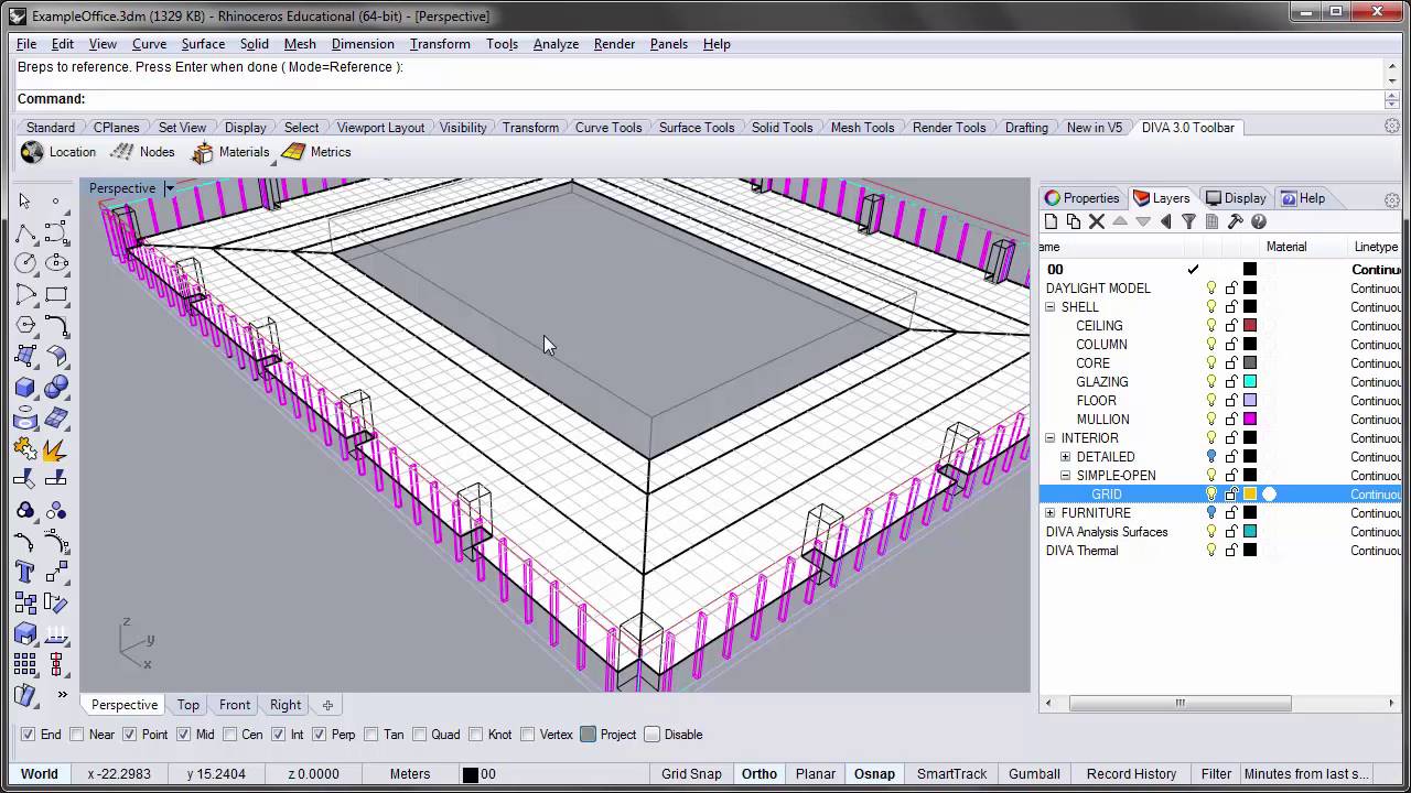 DIVA Grasshopper 04 DaylightAutonomyCalculations - YouTube