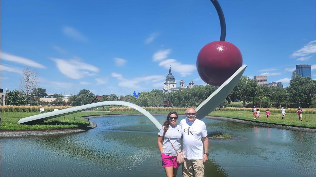 Walker Art Center Minneapolis Sculpture Garden City in Minnesota - YouTube