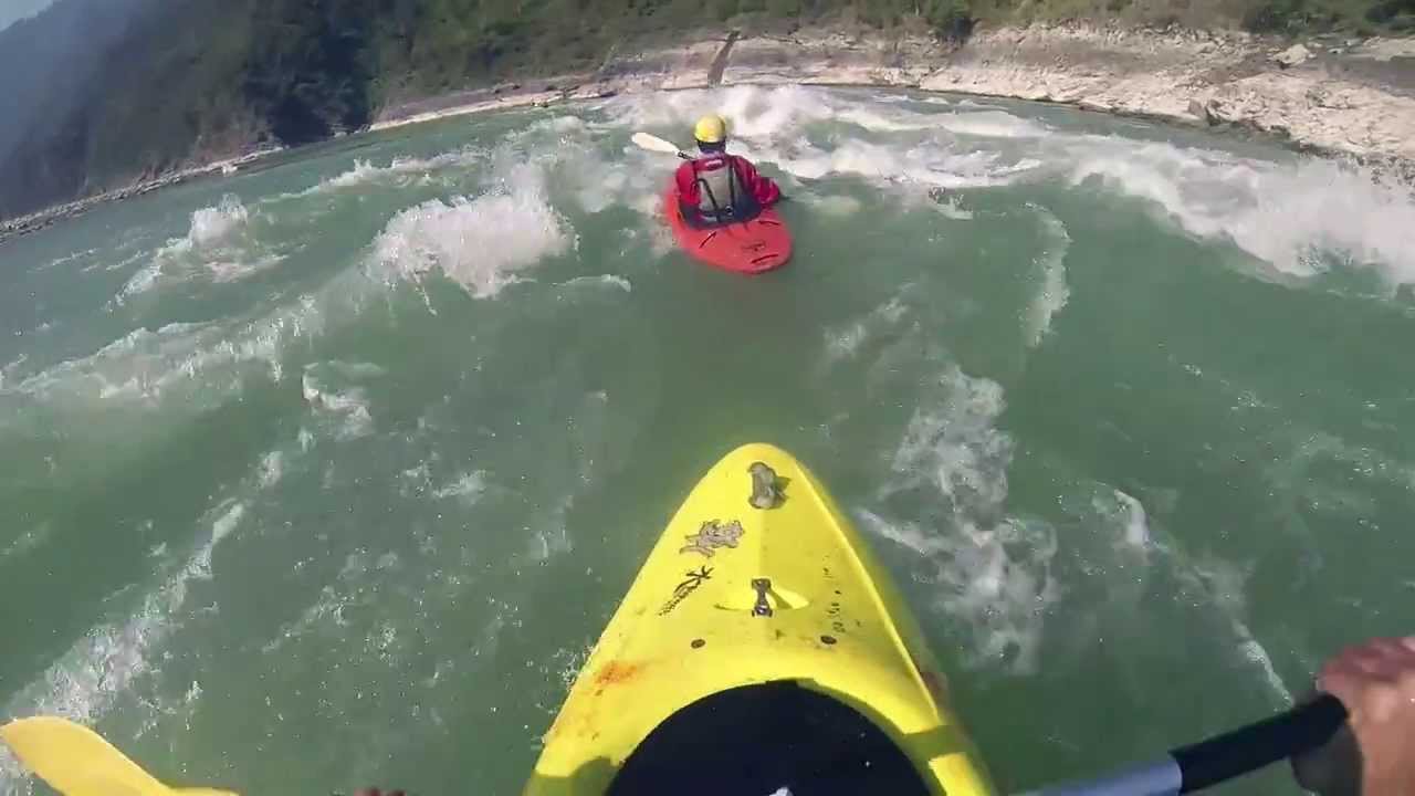 White Water Kayaking Action Clinic - Lower Seti River, Pokhara, Nepal ...