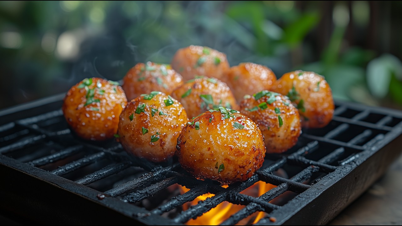 Exploding Cheese Meatballs 🧀 | Bacon-Wrapped, Smoky, Juicy & Delicious ...