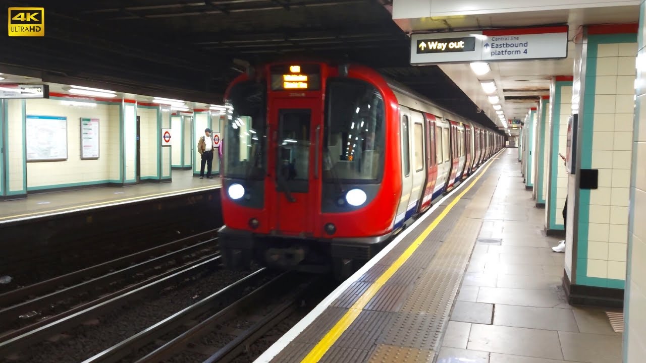 District And H&C Line S Stock Train Arriving & Departing Mile End ...