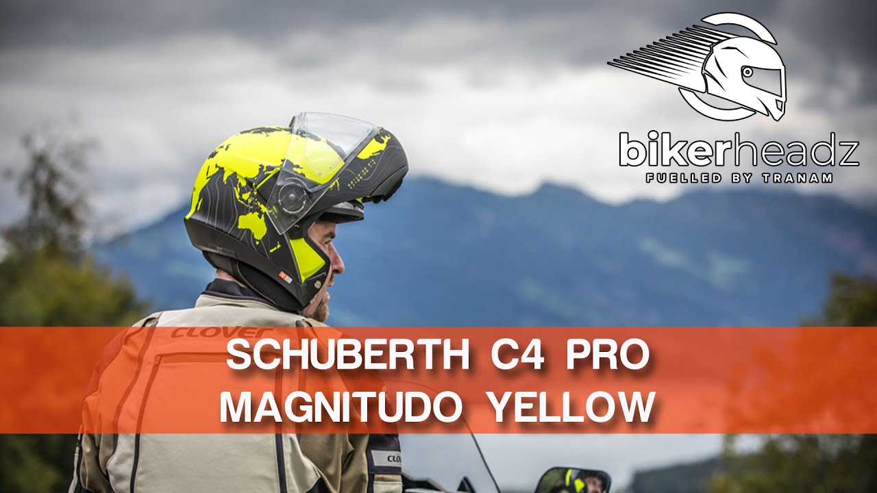 SCHUBERTH C4 PRO Flip Front Modular Motorcycle Helmet | Bikerheadz.co.uk - YouTube