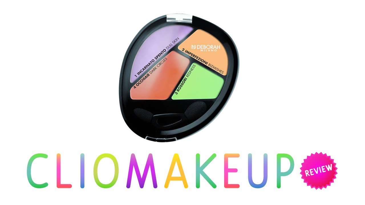 Review Recensione Palette CORRETTORI Deborah Face Perfect - YouTube