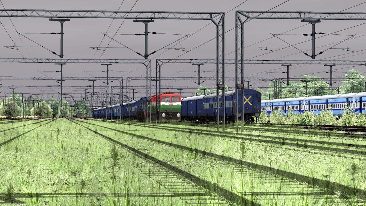 FAST DIESEL TRAINS OF INDIA IN TRAIN SIMULATOR 2020 | INDIAD FLAG ...