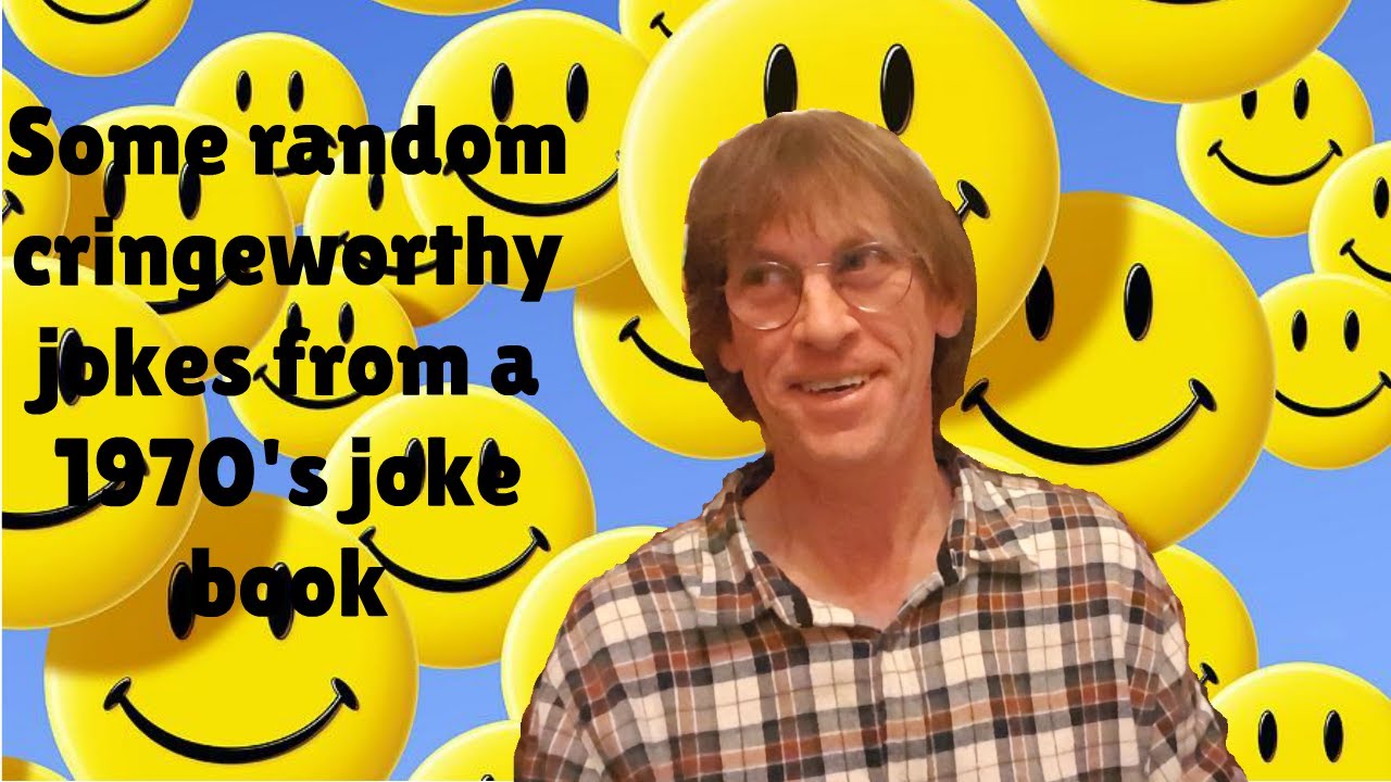 Telling random cringeworthy jokes from 1970's joke book - YouTube