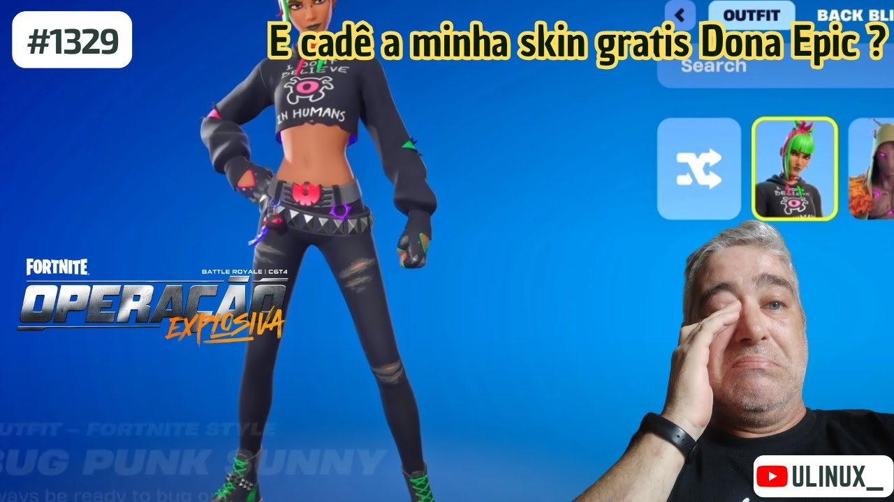 Fortnite - E cadê a minha skin gratis Dona Epic ? - YouTube