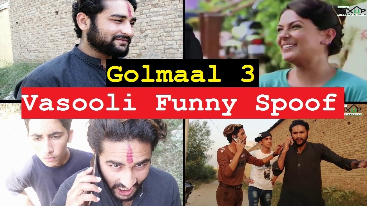 Vasooli Funny Scene Spoof - Golmaal 3 | MYK COMEDY - YouTube