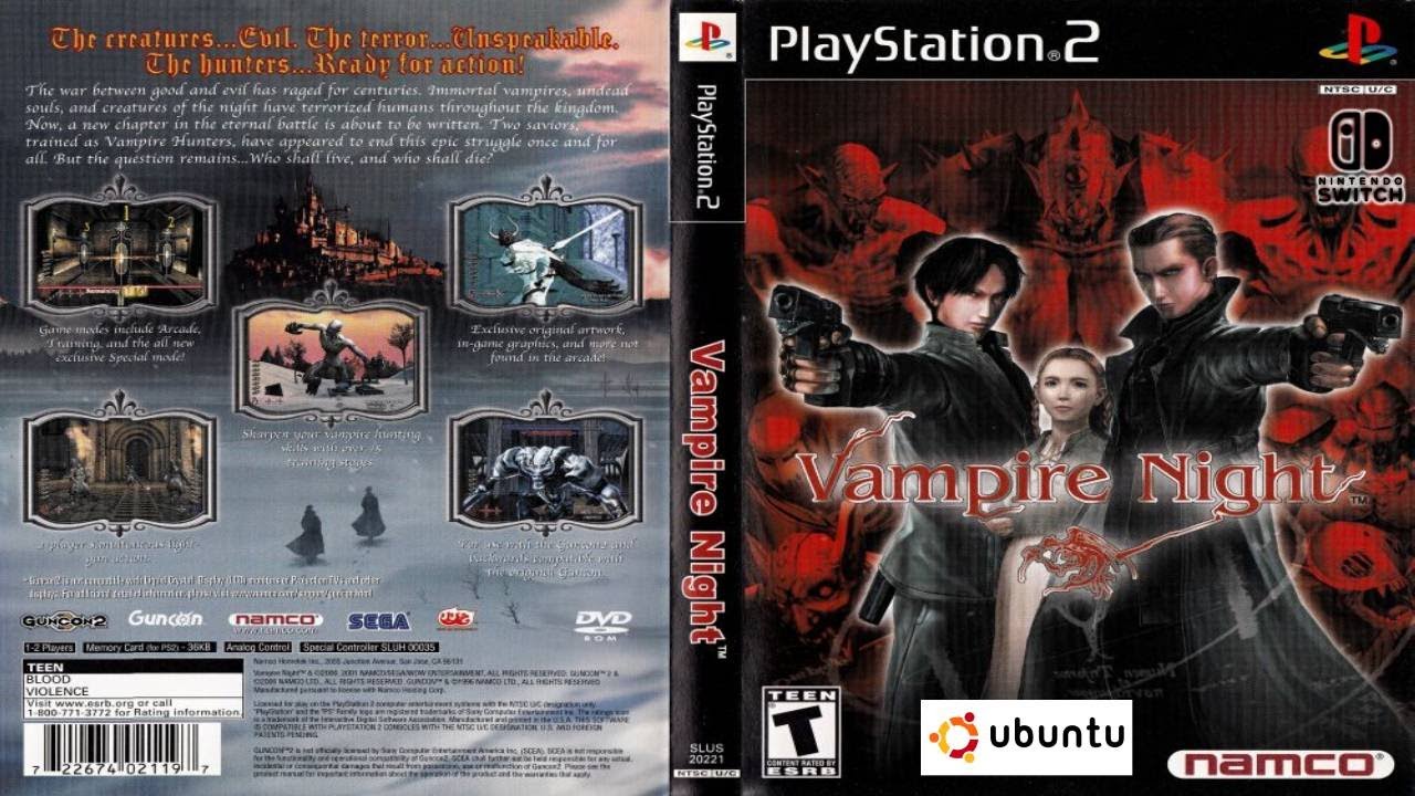 Vampire Night PS2 Testing on Nintendo Switch - YouTube