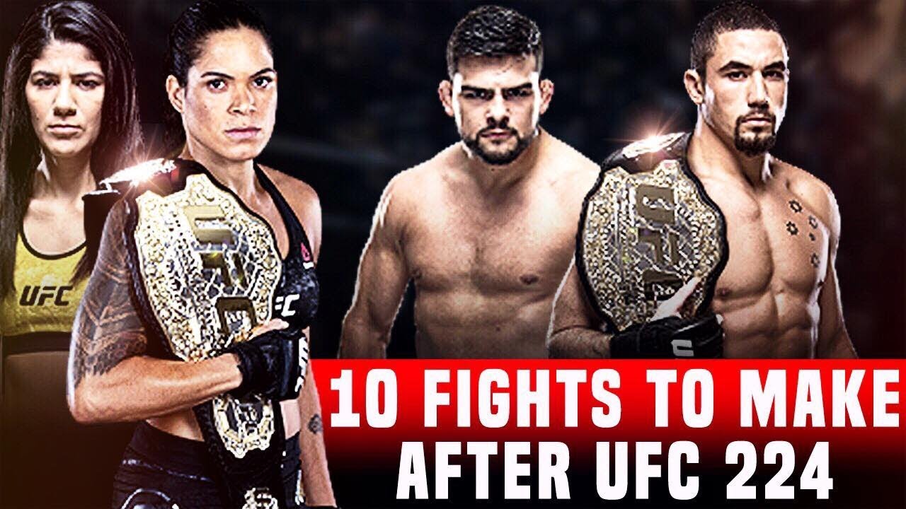 10 Fights To Make After UFC 224 | Nunes Vs Pennington - YouTube