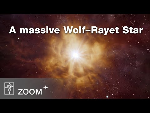 Zooming in on a Wolf–Rayet star in the remote NGP–190387 galaxy - YouTube