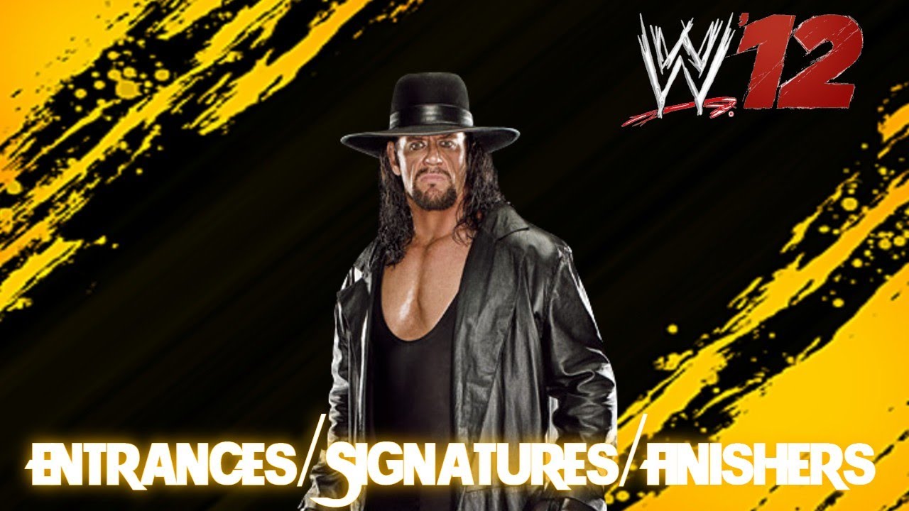 WWE 12 Entrances/Signatures/Finishers: The Undertaker - YouTube