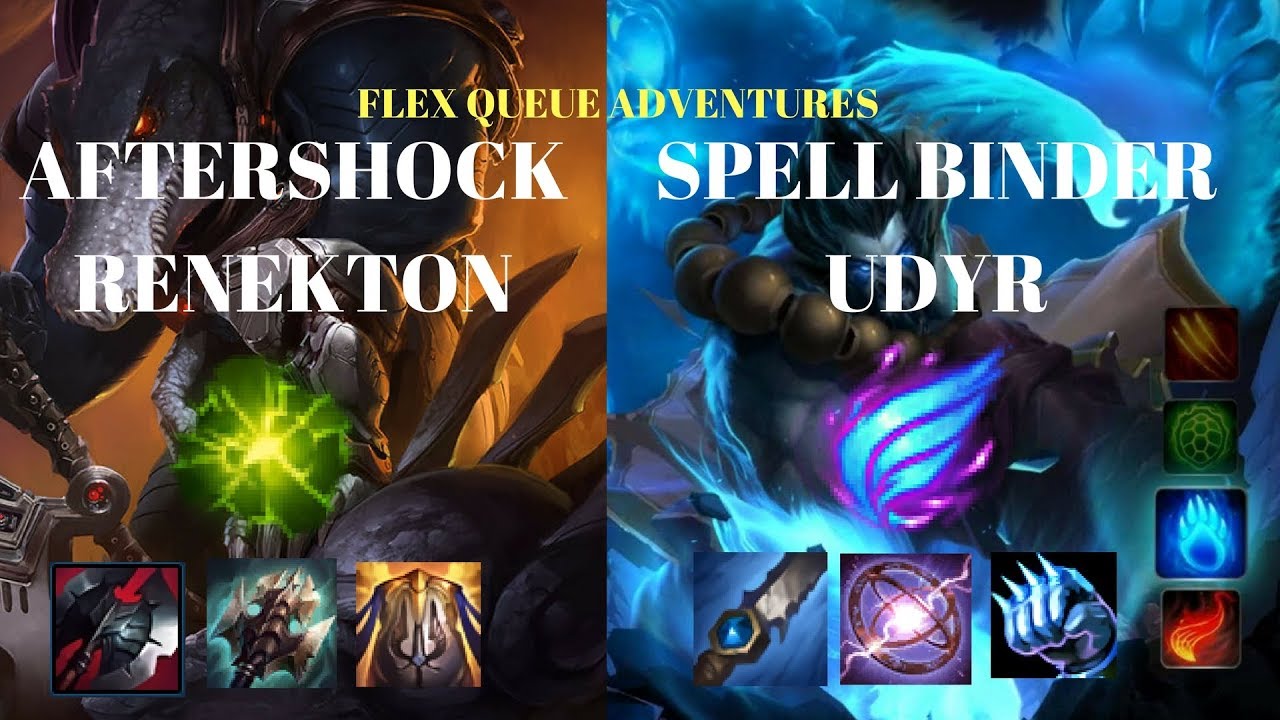 Flex Queue Adventures EP 2: Buffed Renekton and Spell Binder Udyr - YouTube