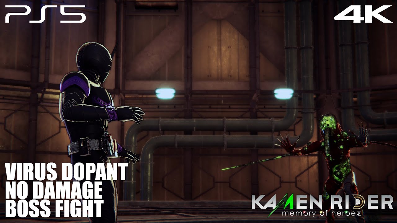 Kamen Rider: Memory of Heroez - Virus Dopant Boss Fight | No Damage ...