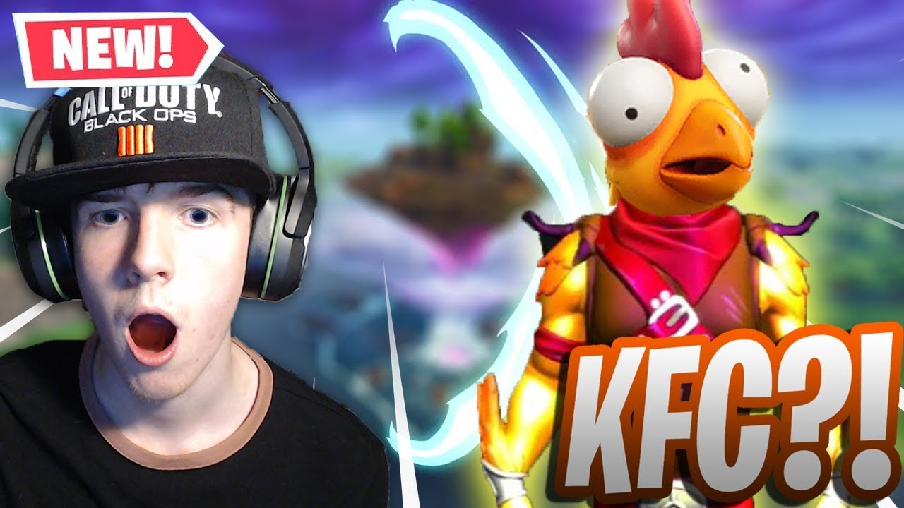*NEW* KFC X FORTNITE?! TENDER DEFENDER SKIN + NEW CHICKEN RESTAURANT ...
