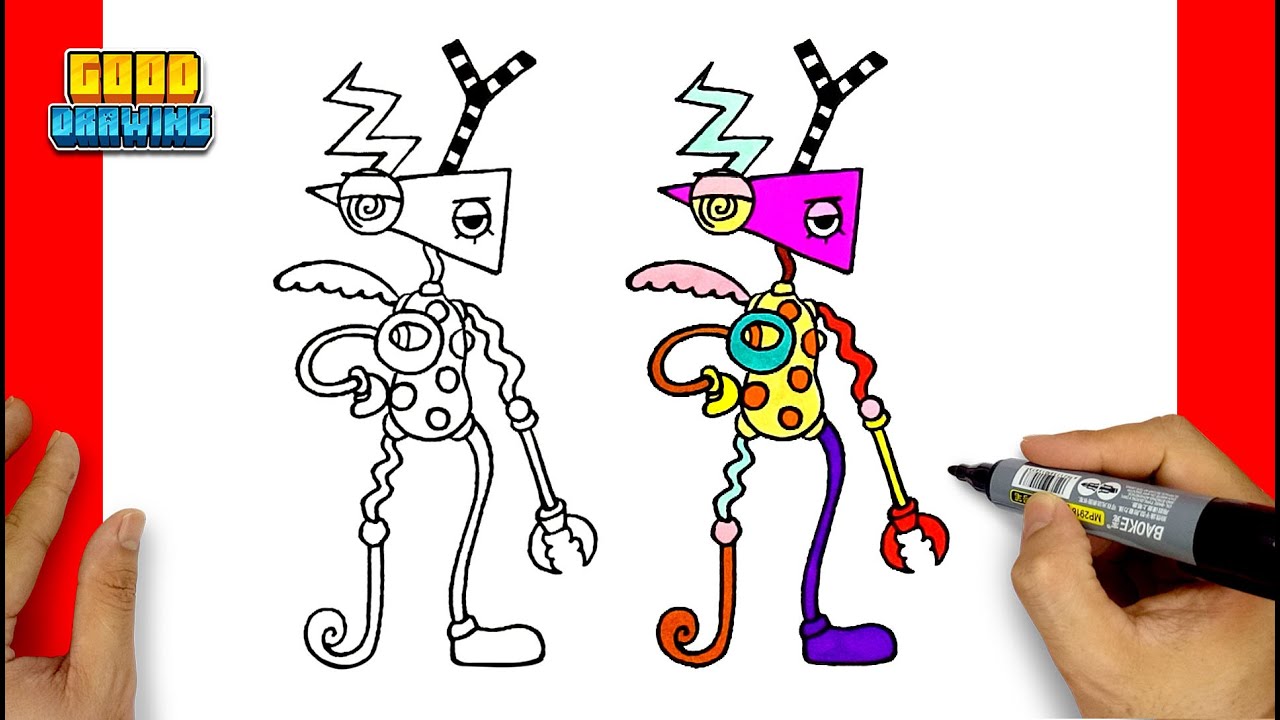 How To Draw Zooble from The Amazing Digital Circus | Good drawing - YouTube