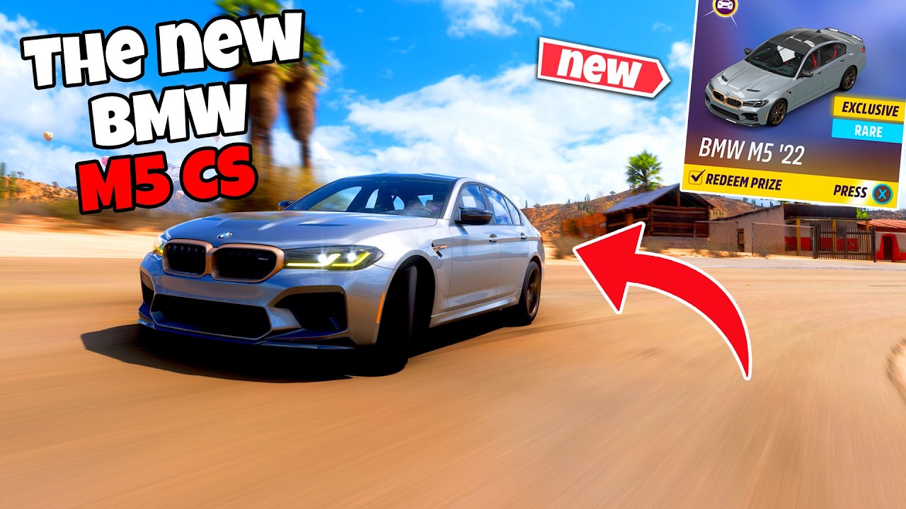 EASIEST WAY TO UNLOCK THE ALL NEW BMW M5 CS IN FORZA HORIZON 5! - YouTube