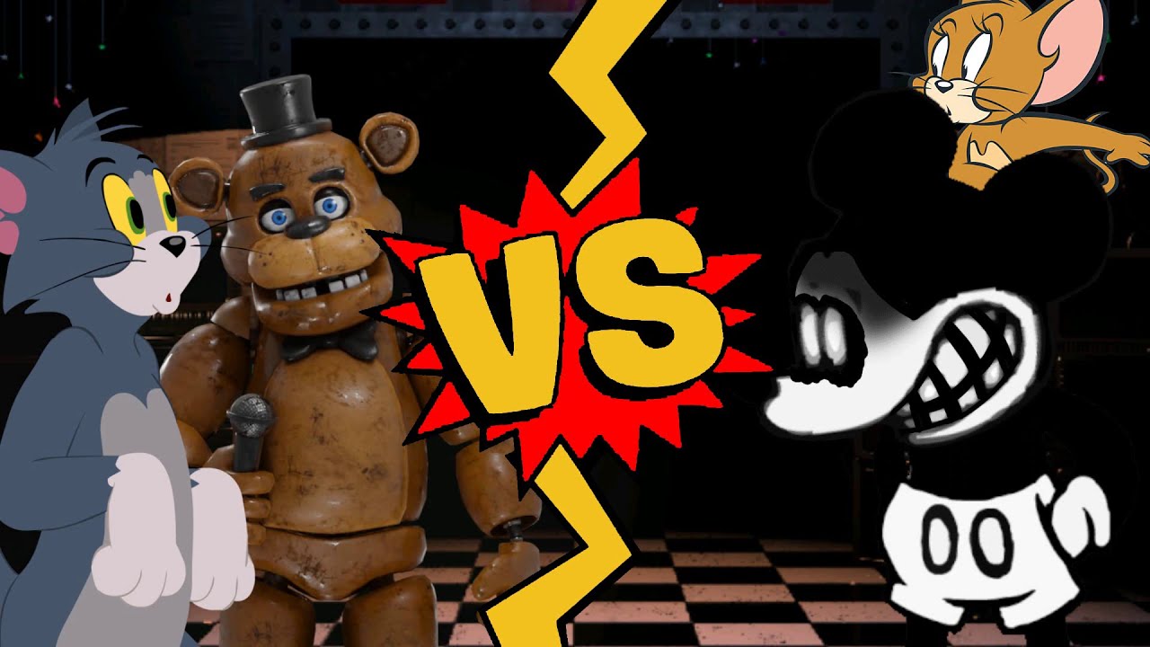 M.U.G.E.N. Battles | Freddy Fazbear/Tom Cat vs Suicide Mouse/Jerry ...