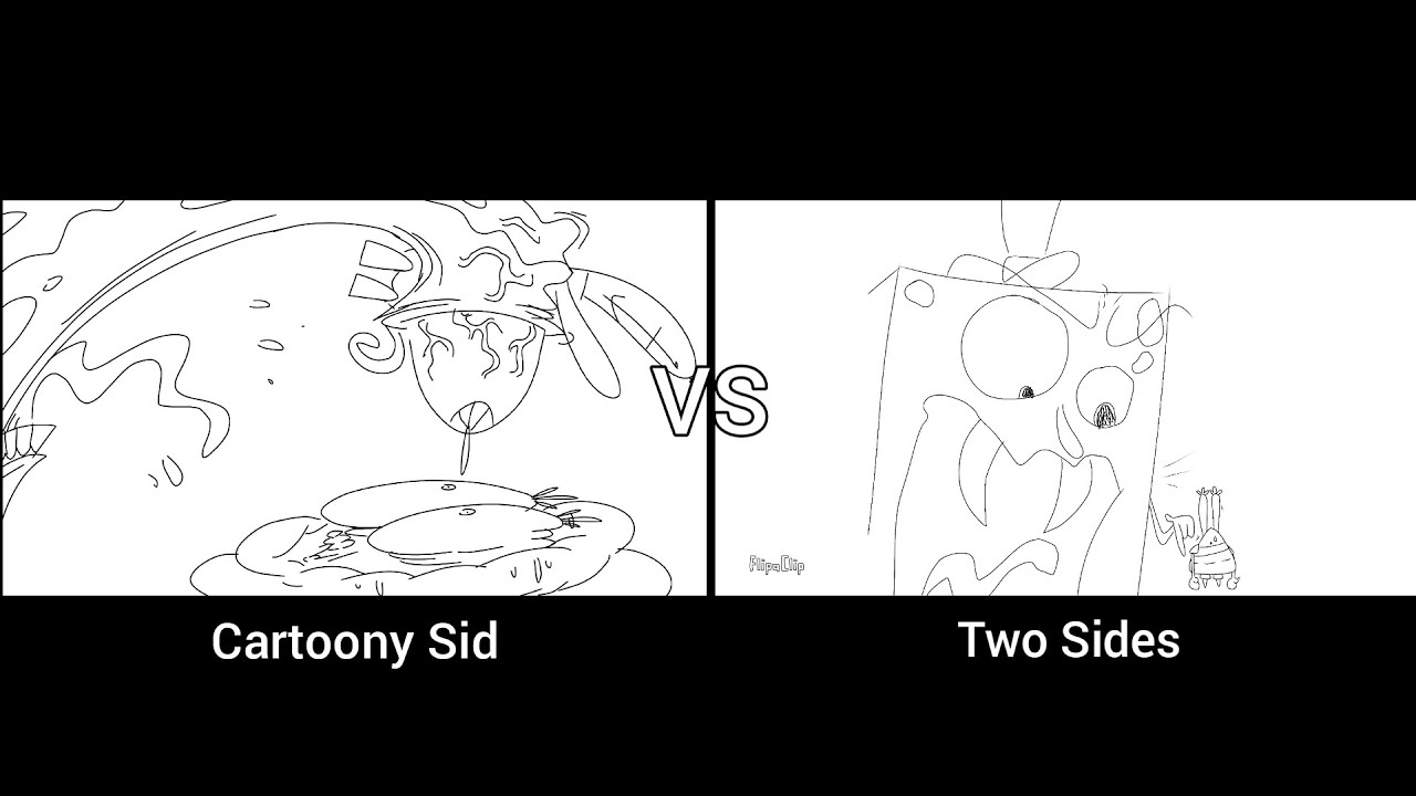 SpongeBob Finally Snaps Part 32 (Cartoony Sid vs @TwoSidesOfficial ...