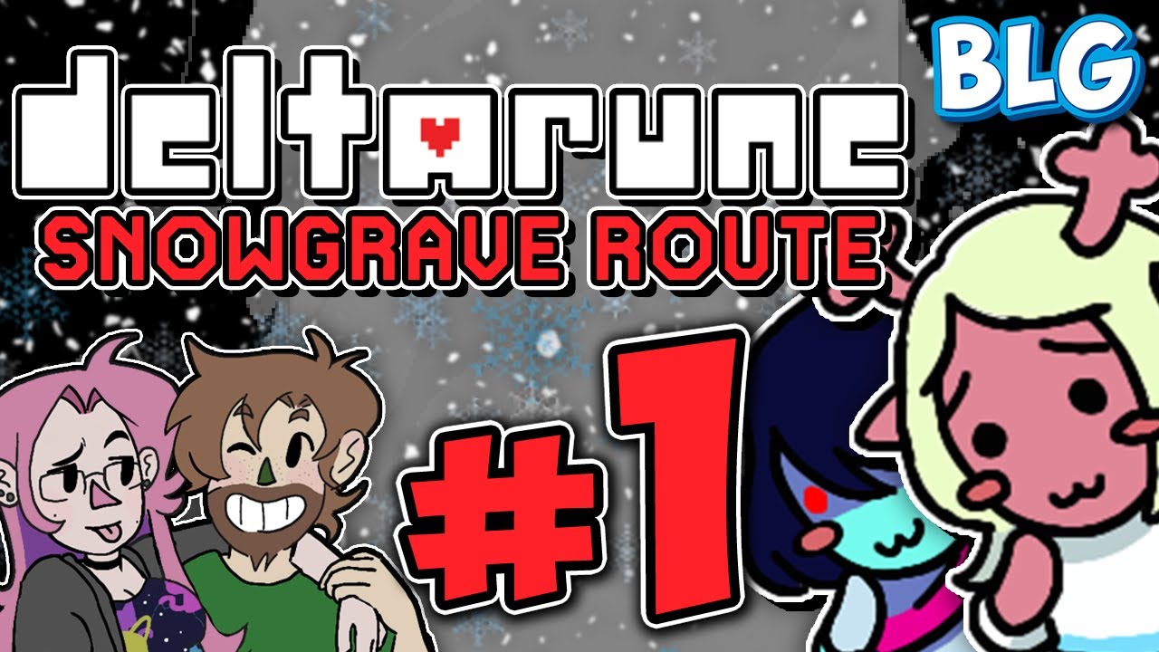 Lets Play Deltarune: Snowgrave Route (BLIND) - Part 1 - Versus Berdly ...