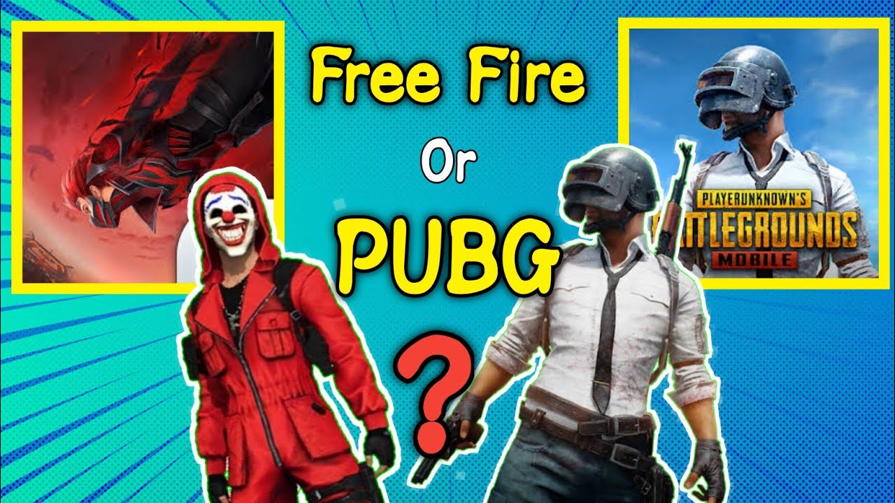 "Ultimate Battle Royale Showdown: Free Fire vs PUBG - Which Game Comes ...