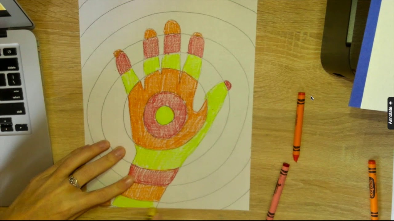 Op-Art Hand - YouTube