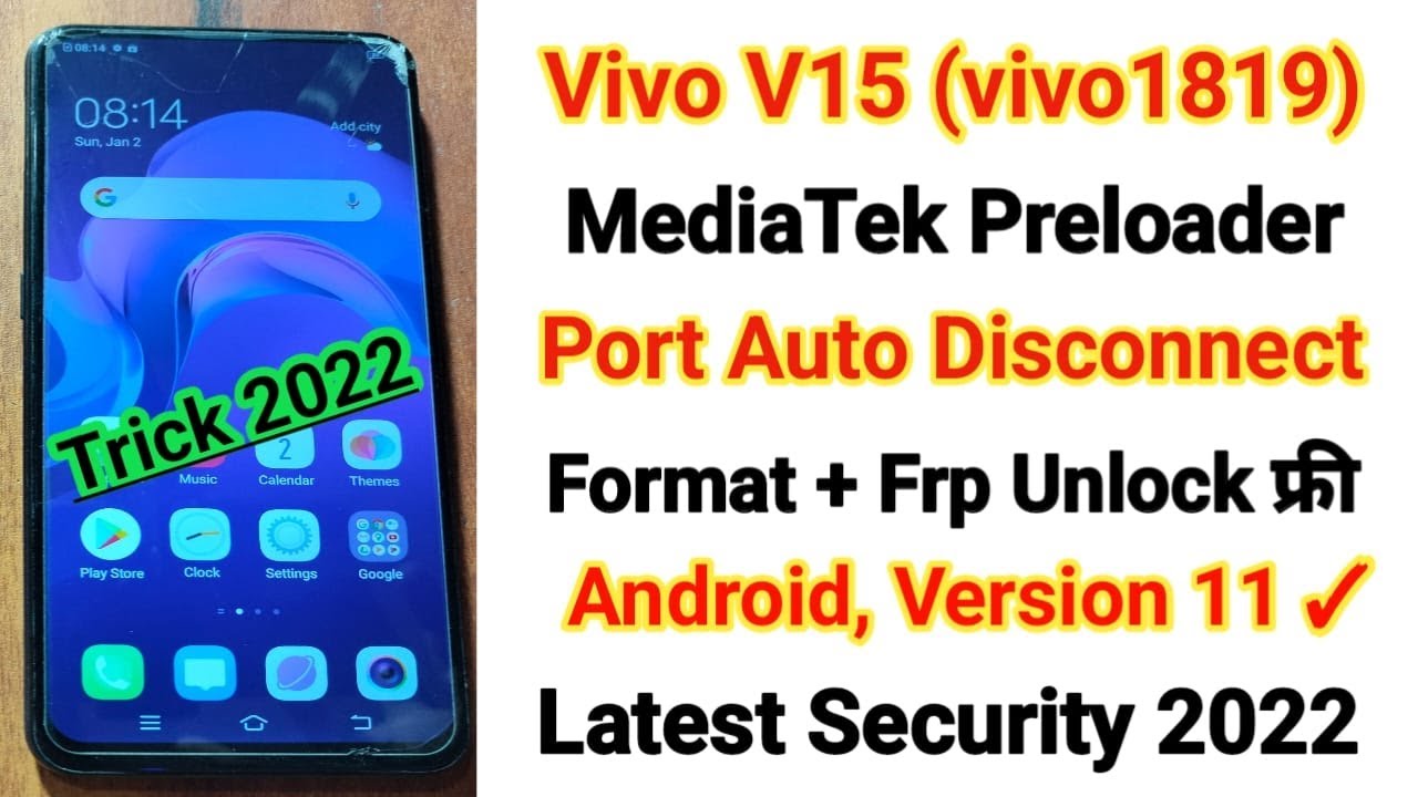 Vivo V15 Pattern Pin Frp Unlock Fail Error Solve 100% | Vivo V15 1819 ...