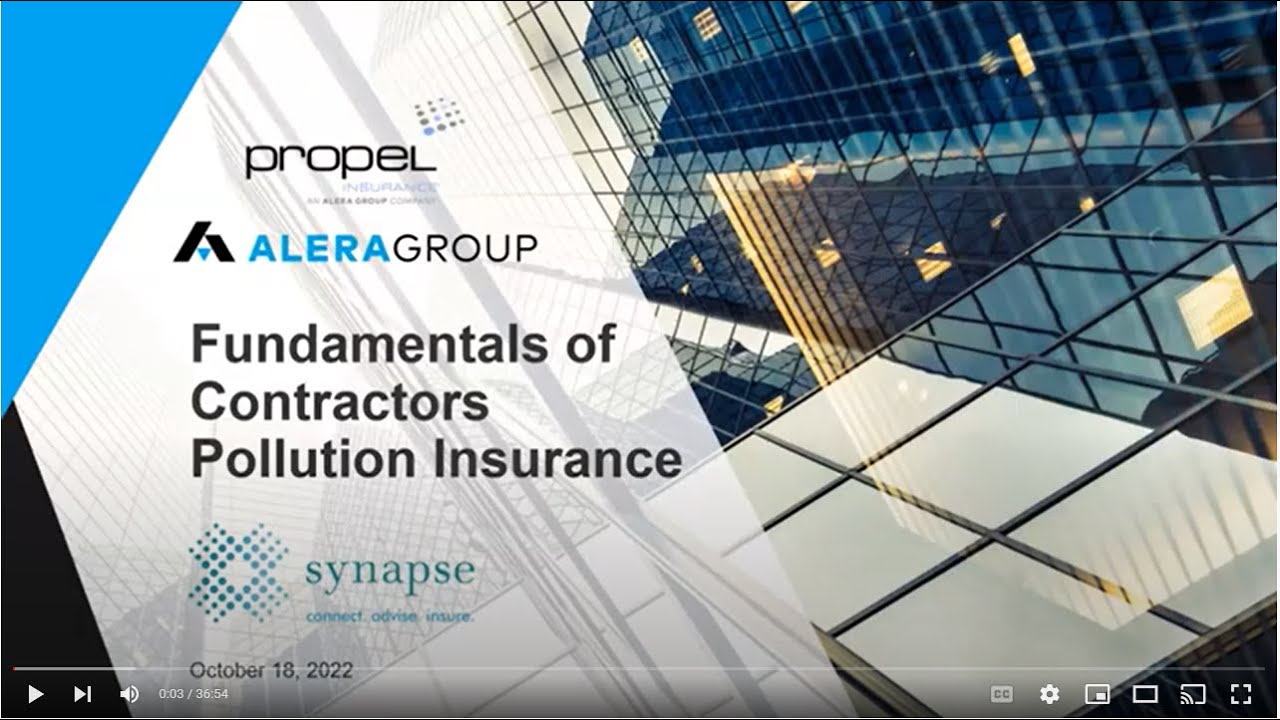 Webinar: Fundamentals of Contractors Pollution Insurance - YouTube
