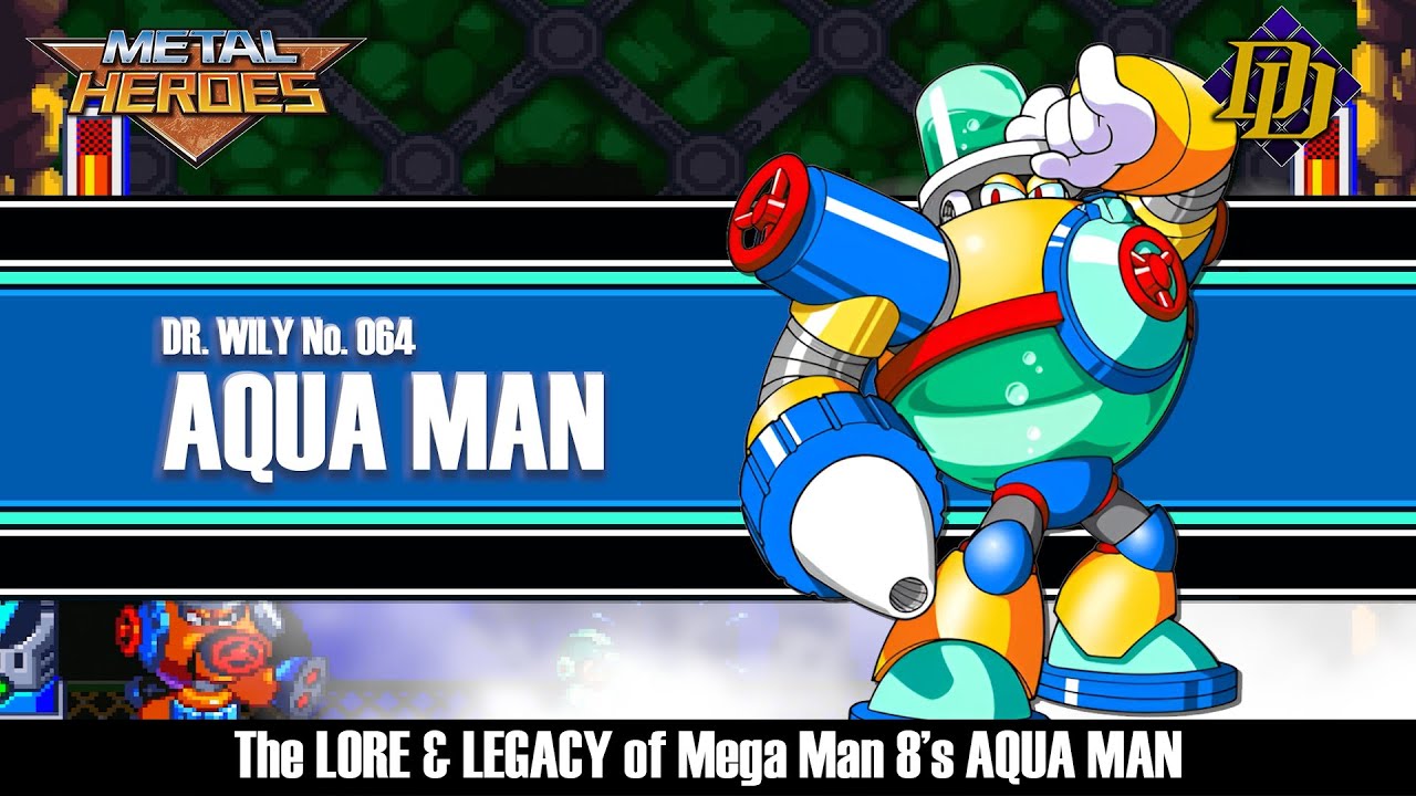 Mega Man 8: AQUA MAN - The Goofy Water Robot Who Couldn’t Handle ...