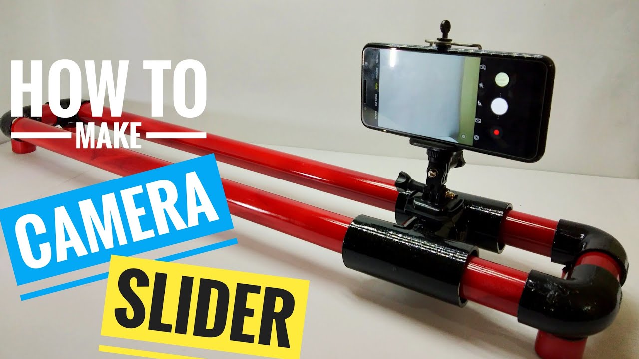 How to make a camera slider for mobile phone and action camera. - YouTube