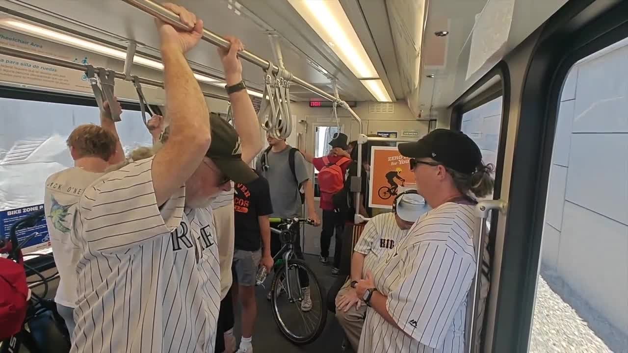 Fans heading to Rockies game get stuck on RTD light rail lines amid ...