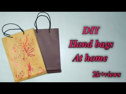 𝐃𝐈𝐘 || 𝐦𝐚𝐤𝐞 𝐩𝐚𝐩𝐞𝐫'𝐡𝐚𝐧𝐝 𝐛𝐚𝐠𝐬 𝐚𝐭 𝐡𝐨𝐦𝐞 || 𝐦𝐚𝐤𝐞 𝐞𝐚𝐬𝐲 𝐡𝐚𝐧𝐝 𝐛𝐚𝐠𝐬 - YouTube