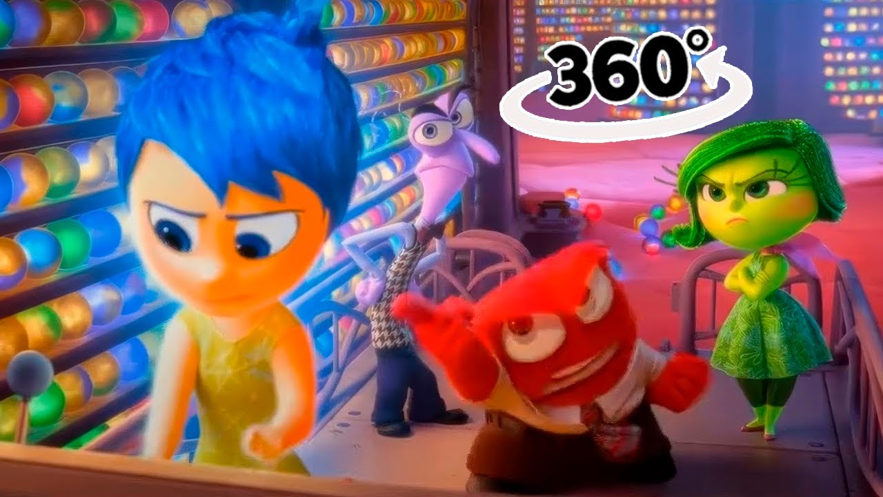 Inside Out 2 | Joy snaps scene 360° VR - YouTube