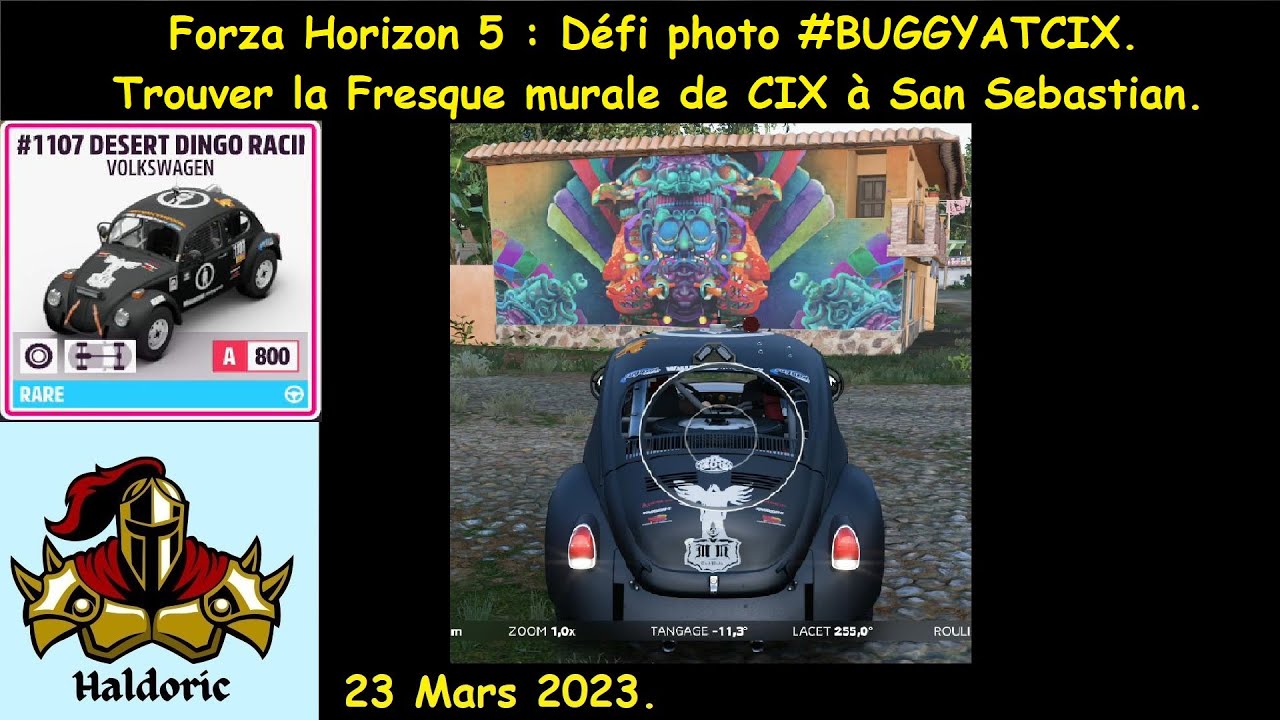 Forza Horizon 5 (FH5) : Défi photo #BUGGYATCIX. Trouver la Fresque ...