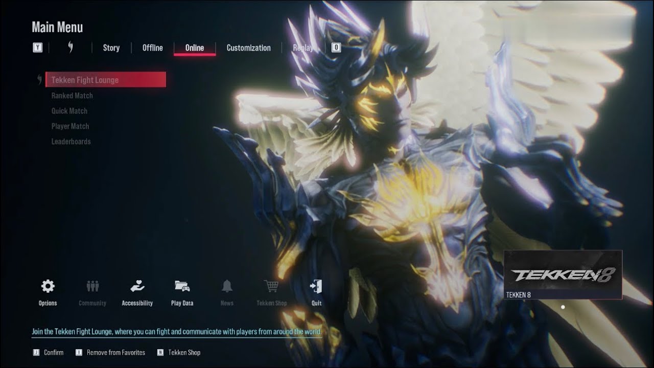 TEKKEN 8 Main Menu Character MOD - ANGEL JIN - YouTube
