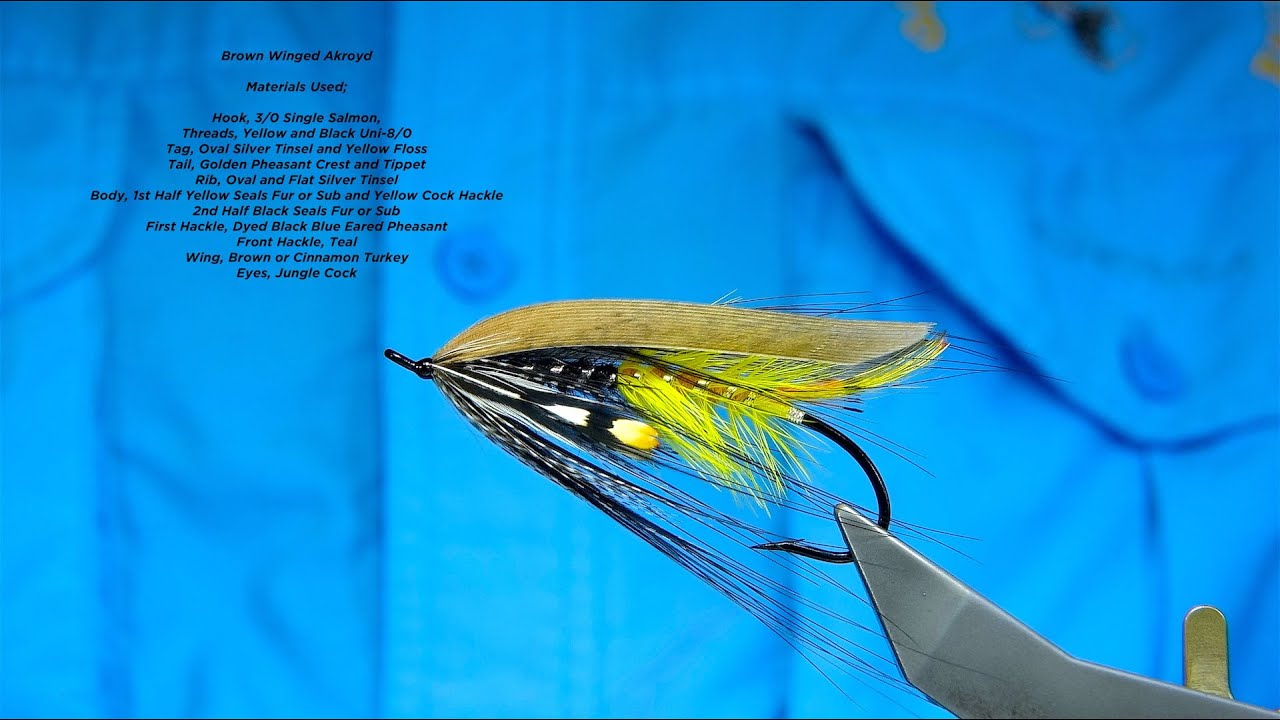 Tying the Brown Winged Akroyd Salmon Fly with Davie McPhail - YouTube