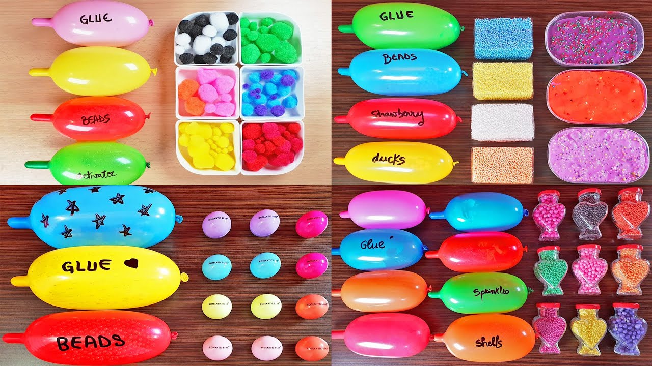 Making & Relaxing with Slime - Sleep ASMR sounds no talking - YouTube