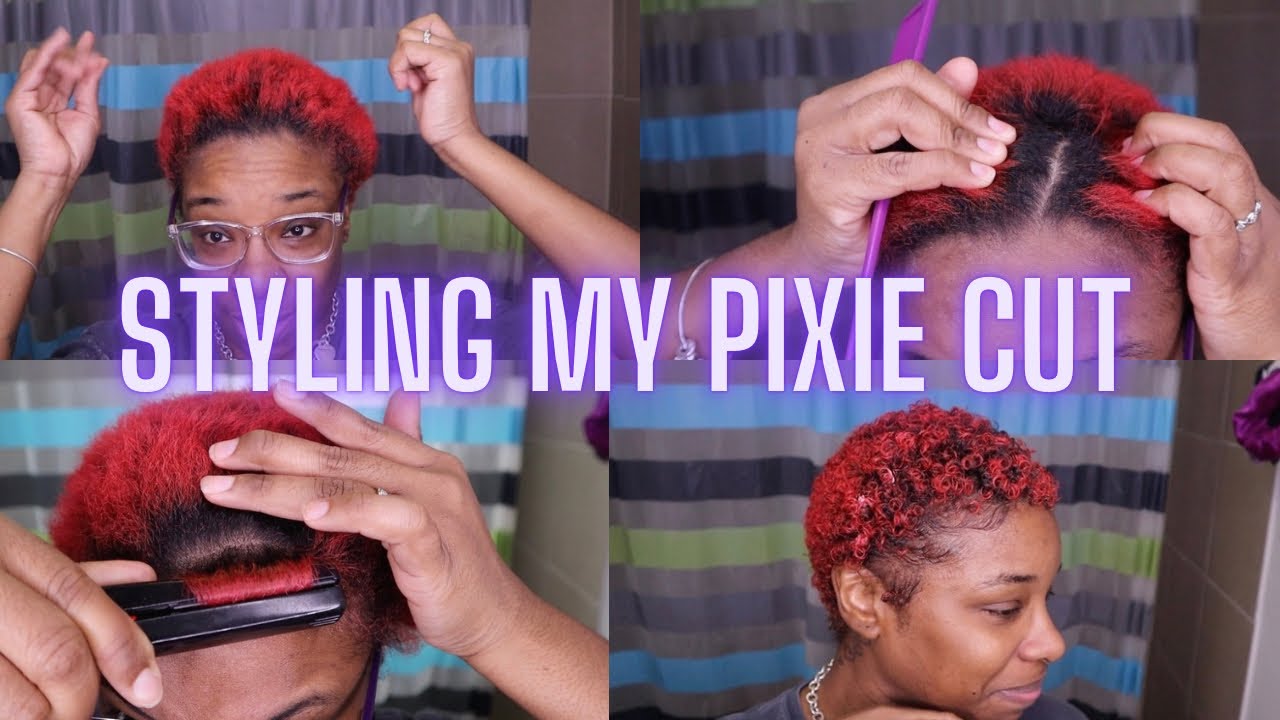 Styling my pixie cut..epic fail..I GIVE UP!! #pixiehaircut #howto - YouTube