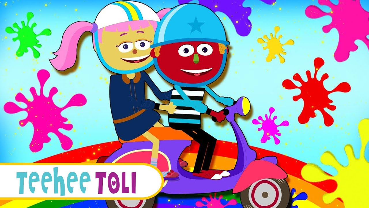 The Colors Song | रंगों का गीत | Learn Colors For Kids | Hindi Rhymes ...