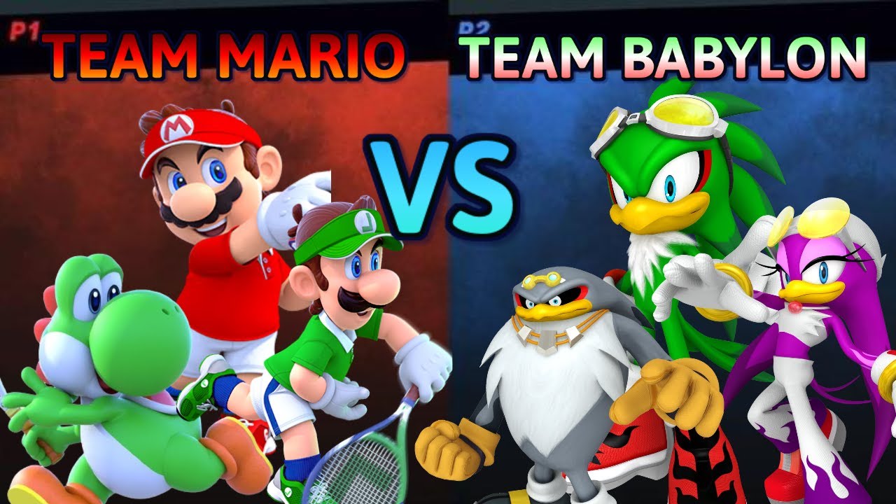 Mario and Sonic: Heroic Skits- Team Mario vs the Babylon Rogues! (Sonic Riders) - YouTube