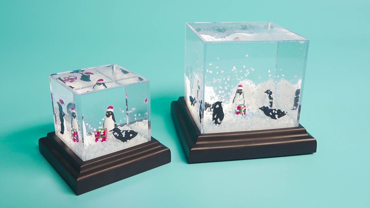 산타 아델리 펭귄 스노우볼 만들기 (Making Adele Penguin Snowball) - YouTube