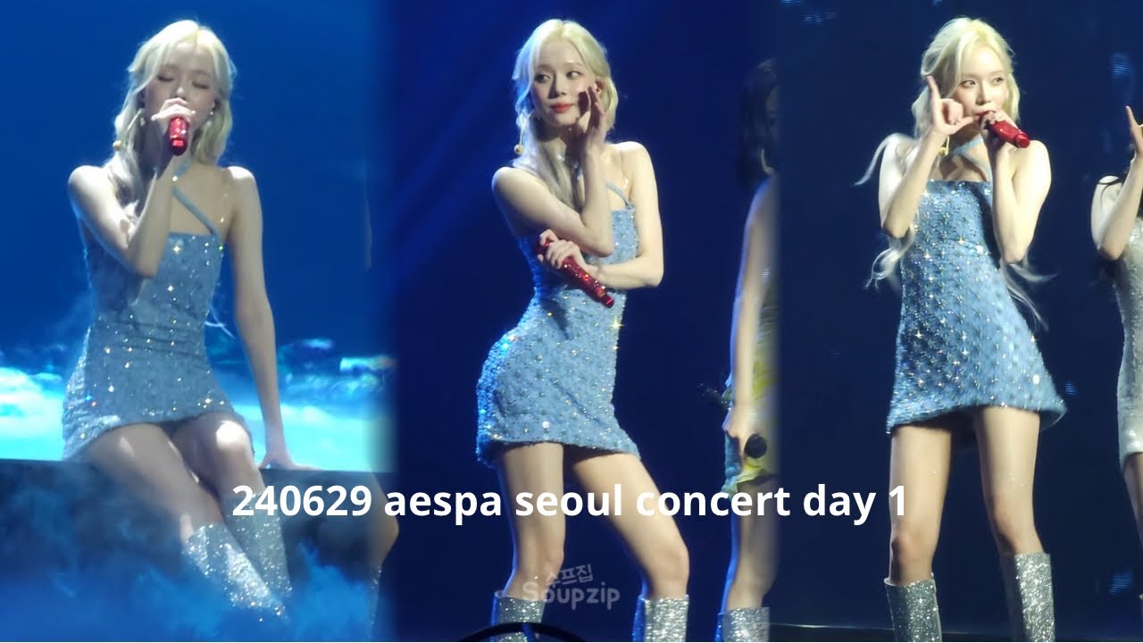 240629 aespa Winter Fancam 'Thirsty+Long Chat (#♥)' @Seoul Concert Day ...