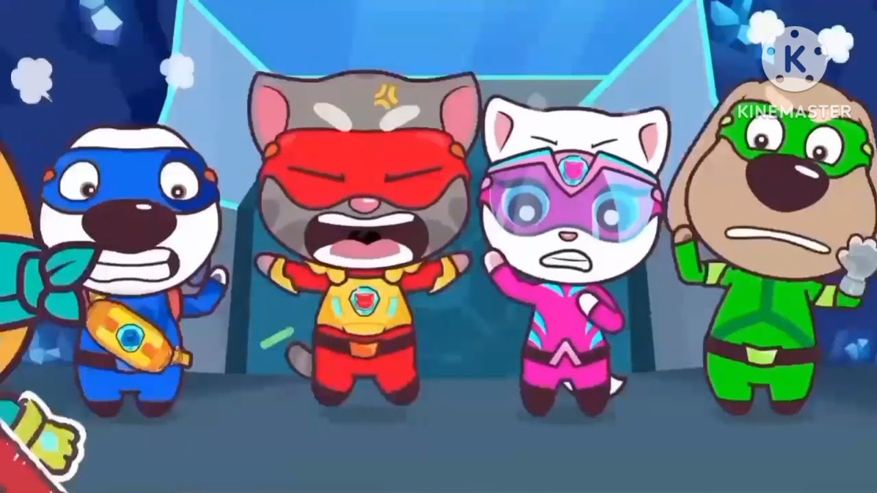 Super Ginger Crying in Reversed (Talking Tom Heroes) ⏮️⏮️ - YouTube