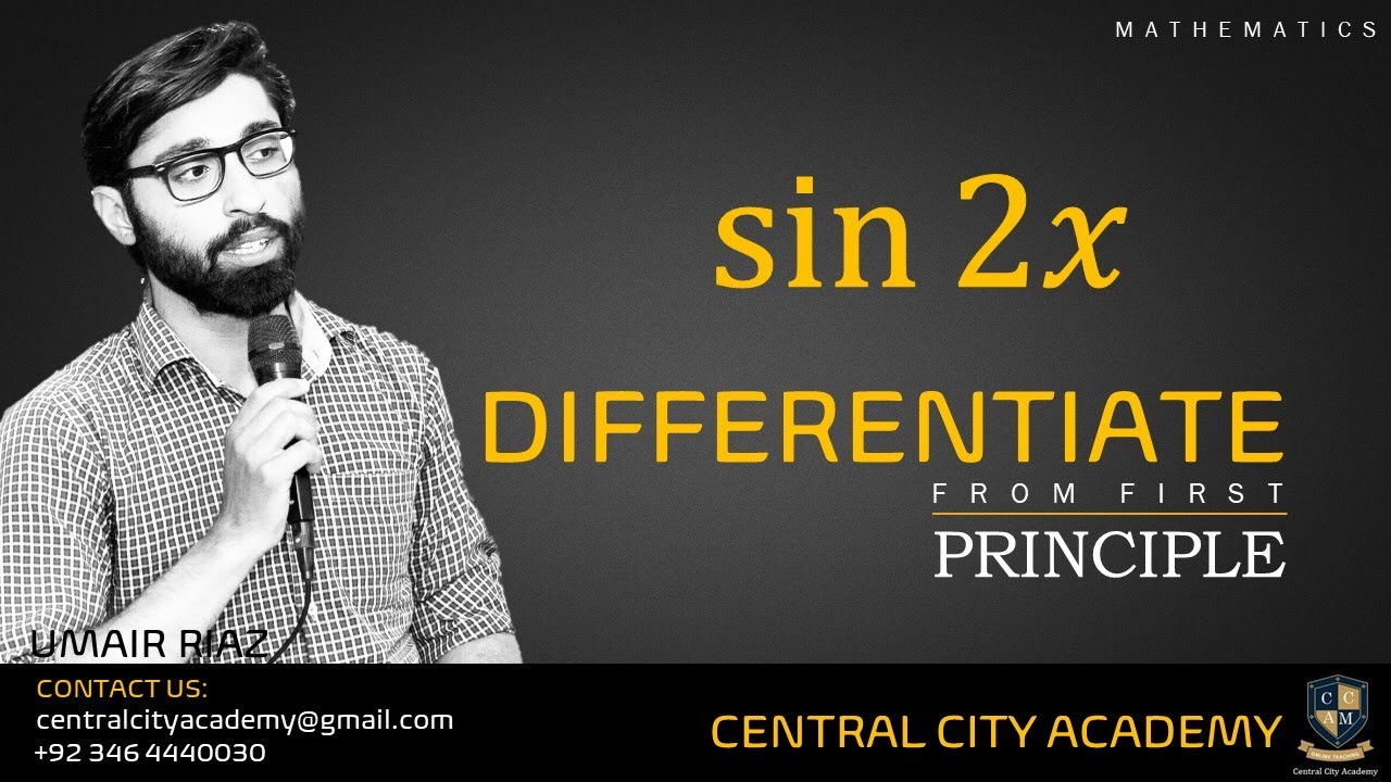Differentiate sin⁡2𝑥 from first Principle - YouTube