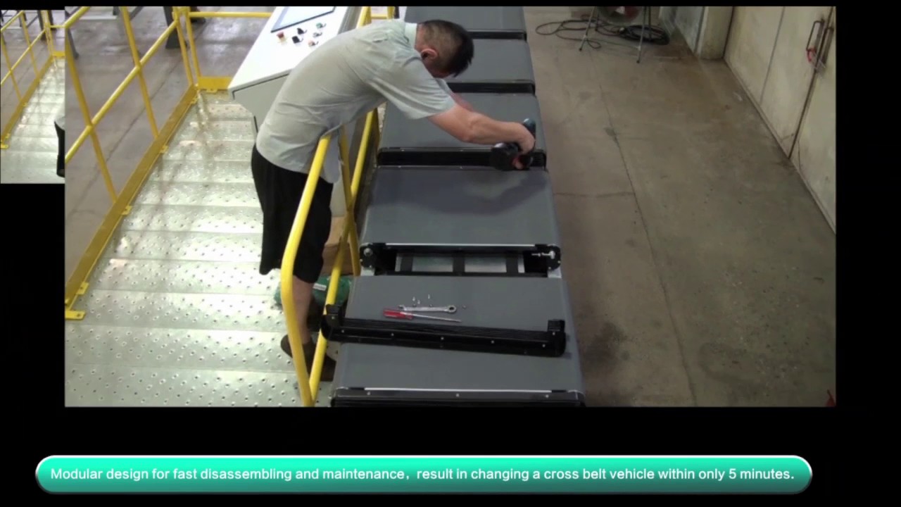 Damon Cross Belt Sorter - YouTube