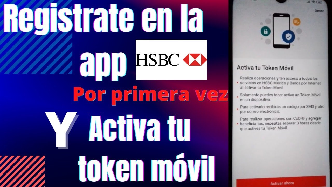 Como registrarse en la app HSBC móvil - YouTube