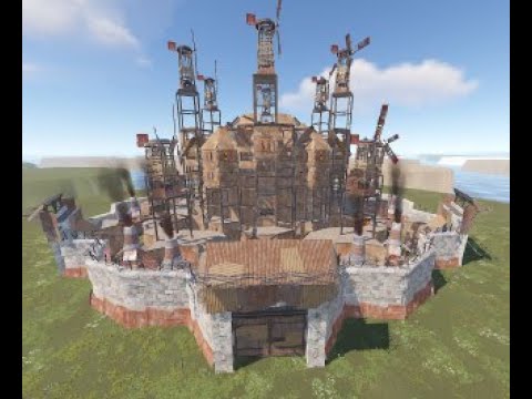 Furnace rust base (multi-tc, Mini China wall, mountain roof) - YouTube